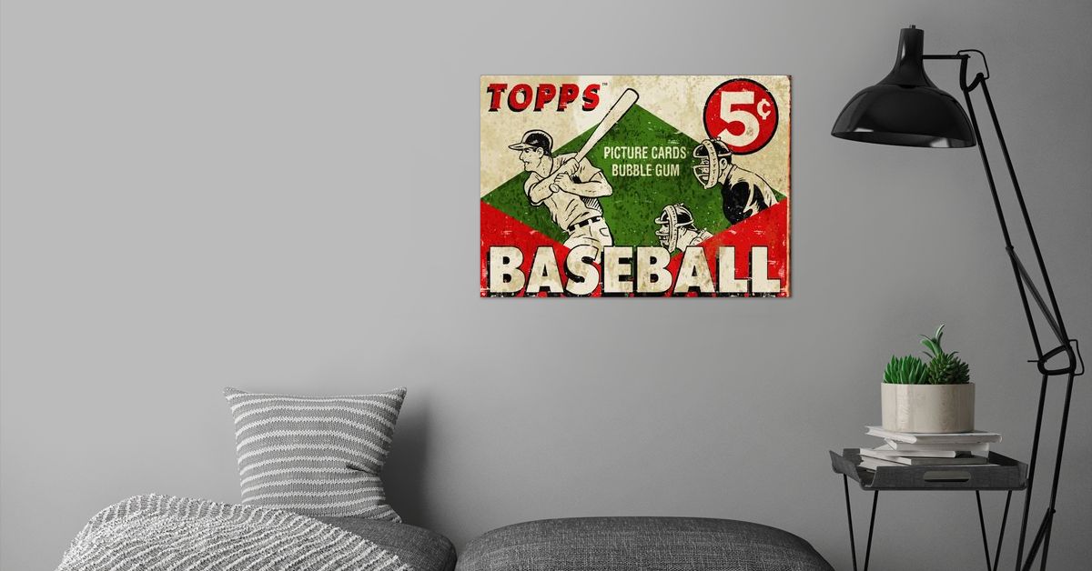 'Vintage baseball' Poster by akyanyme dotcom | Displate