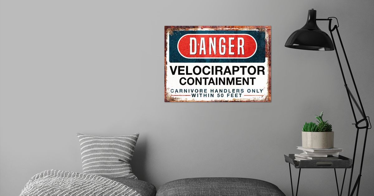 'Vintage Danger' Poster by akyanyme dotcom | Displate