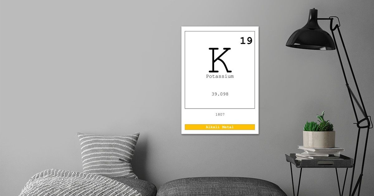 'Potassium' Poster by ChemECool | Displate