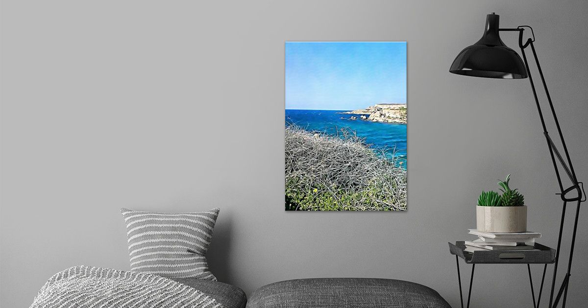'Blue Cliff ' Poster by lusyrna | Displate