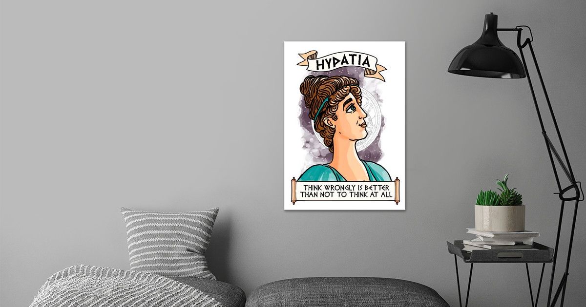 'Hypatia' Poster by Shecience | Displate