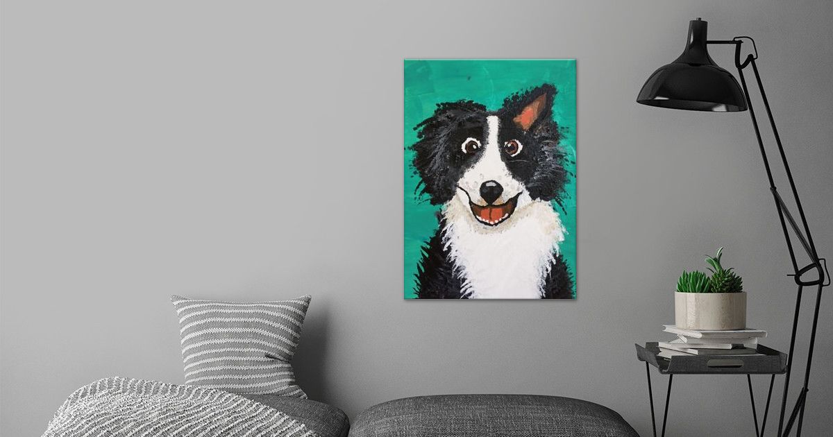 'Border Collie Dog' Poster by Iman Hughes | Displate