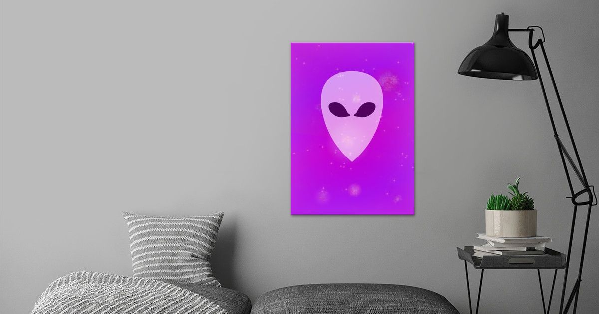 'minimalist alien ' Poster by Lindorf Temotio | Displate