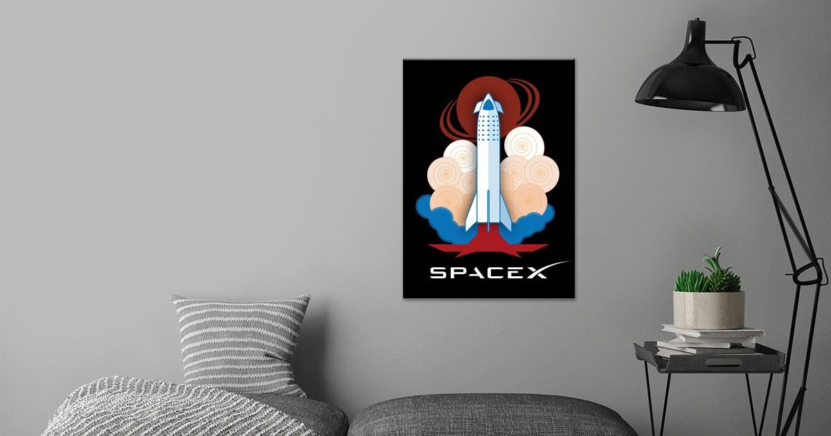'SPACEX STARSHIP FOREVER' Poster by Madjack | Displate