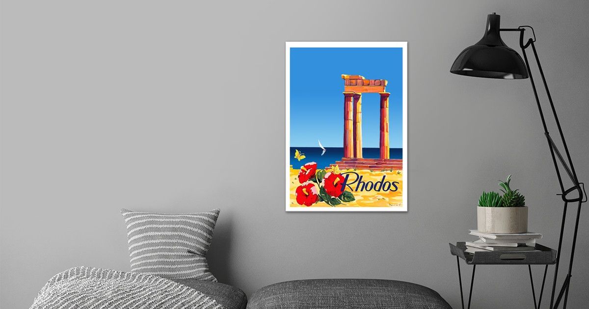 'Rhodos' Poster Print by Long Shot | Displate