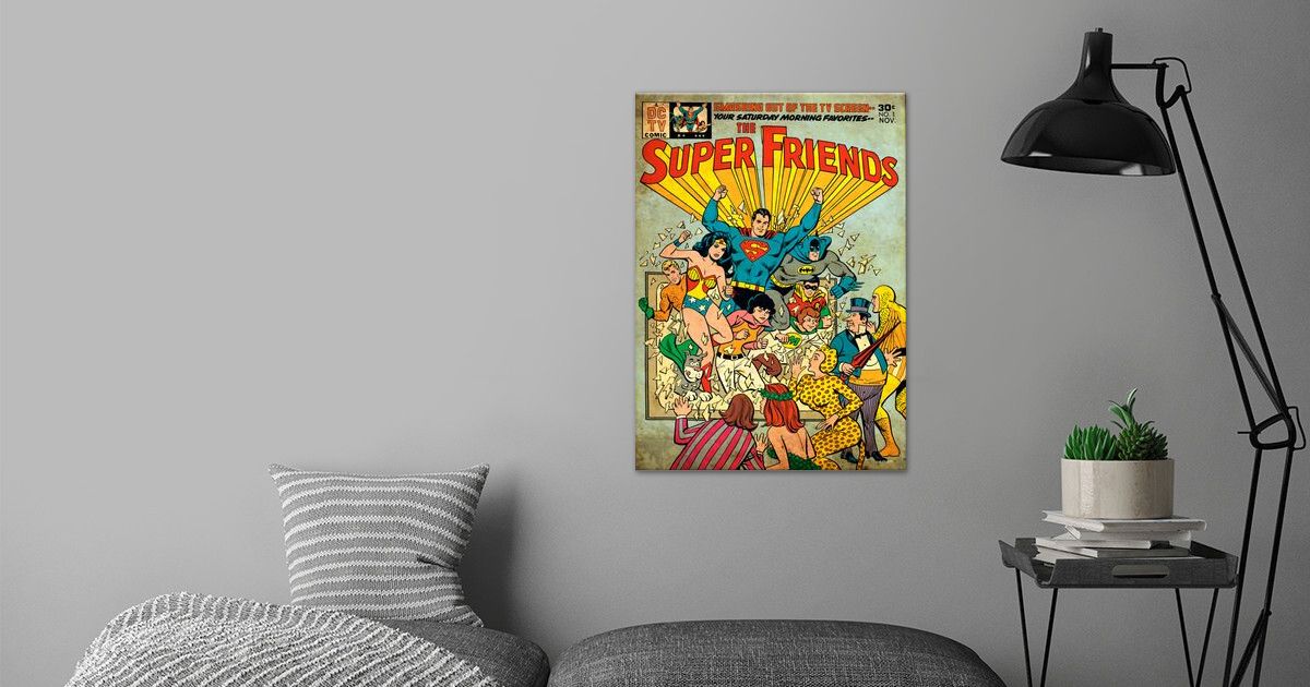 'Super Friends 1' Poster by DC Comics | Displate