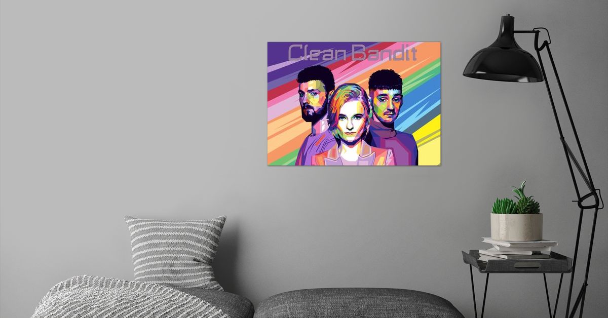 'Clean Bandit' Poster by mztgr7 | Displate