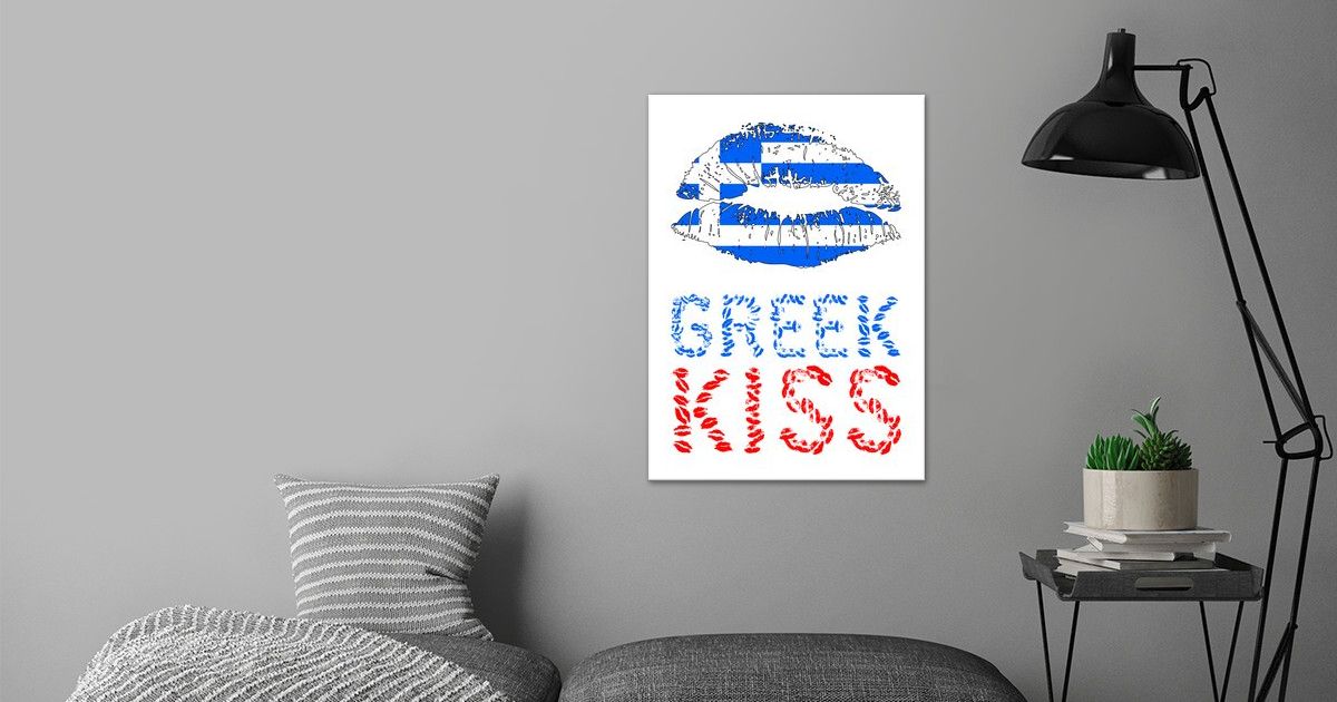 'Greek Kiss' Poster by Art Ofphotos | Displate