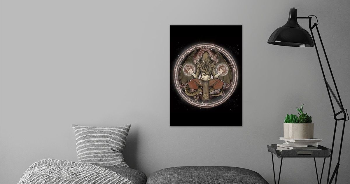 'The Cthulhu Runes' Poster by xMorfina Elisa Zanoni | Displate
