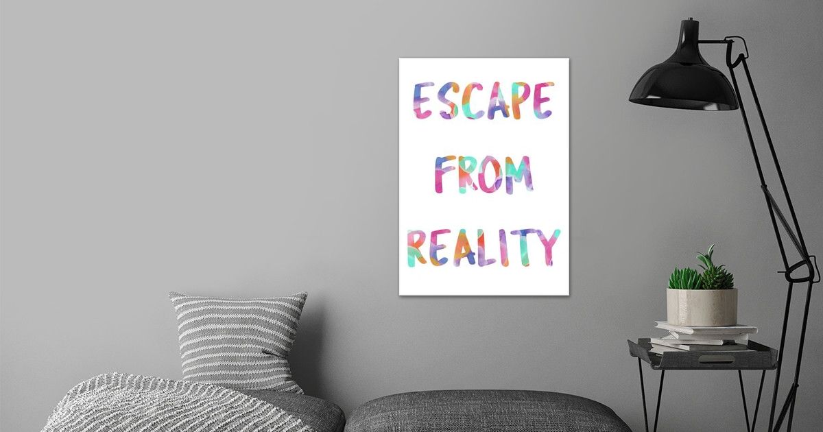 'Escape From Reality' Poster by Emily Pigou Art | Displate