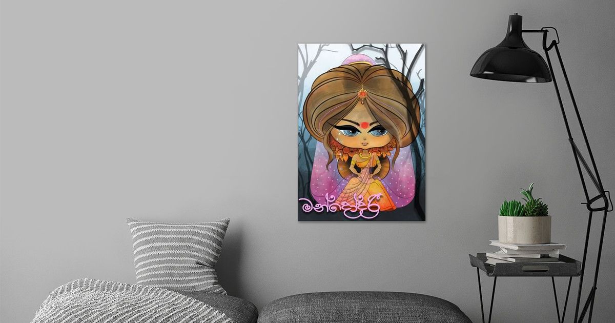 'MANDODARI' Poster by Imashi Opatha | Displate
