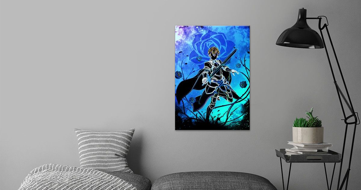 'Blue Rose Soul' Poster by Donnie | Displate
