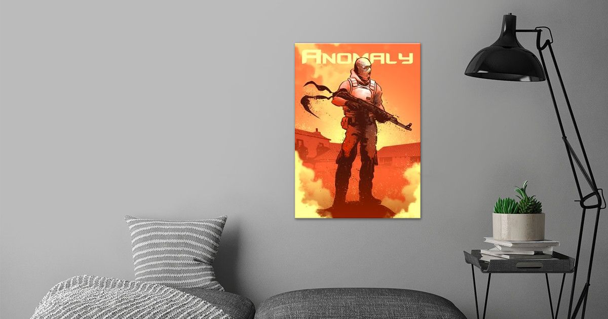 'Anomaly Red CSGO' Poster by Anomaly | Displate