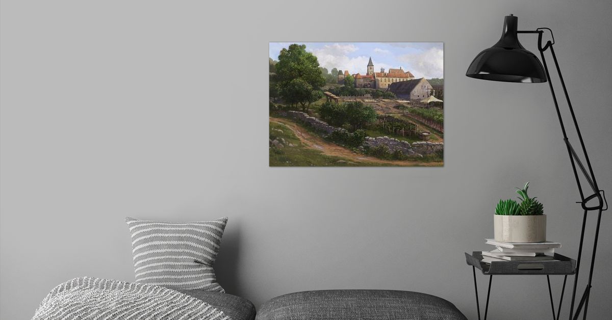 'Sasau Monastery 2' Poster by Kingdom Come Deliverance | Displate