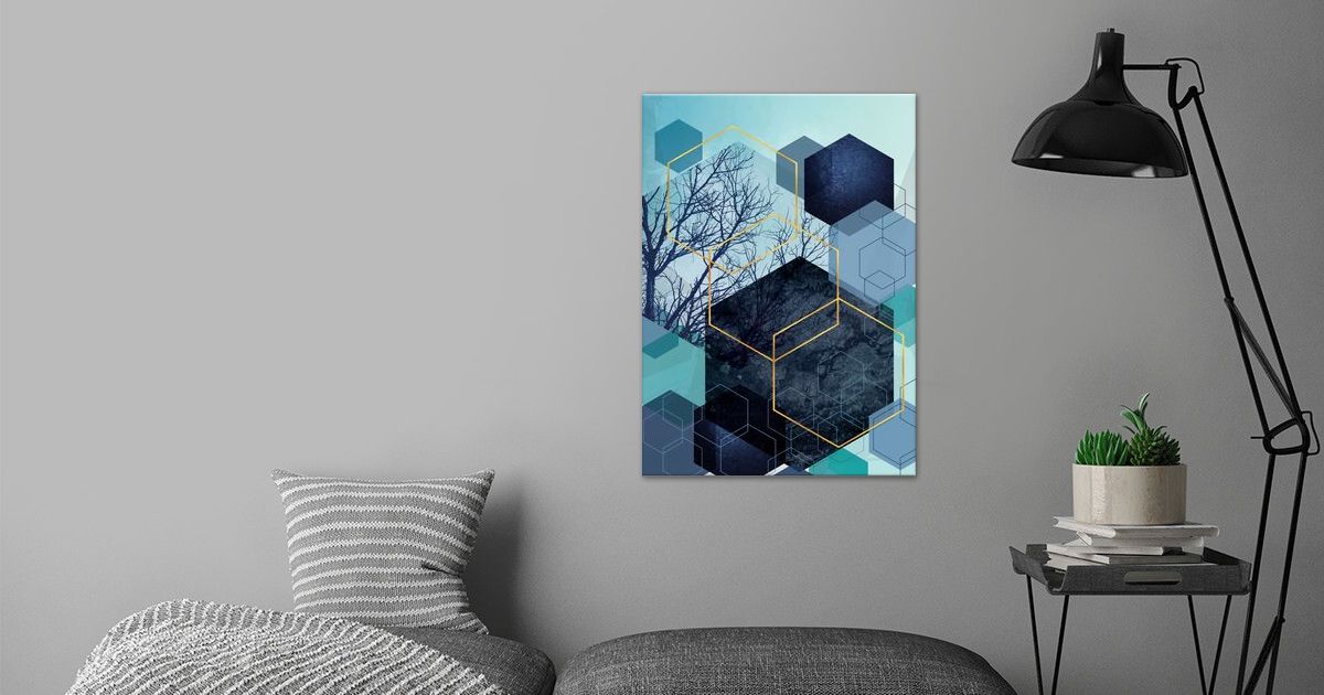 'Digital Landscape No 2' Poster by Urban Epiphany | Displate