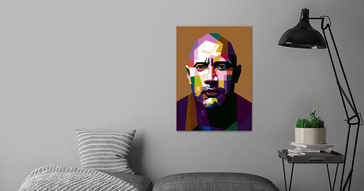 'DWAYNE JOHNSON' Poster by baturaja vector | Displate