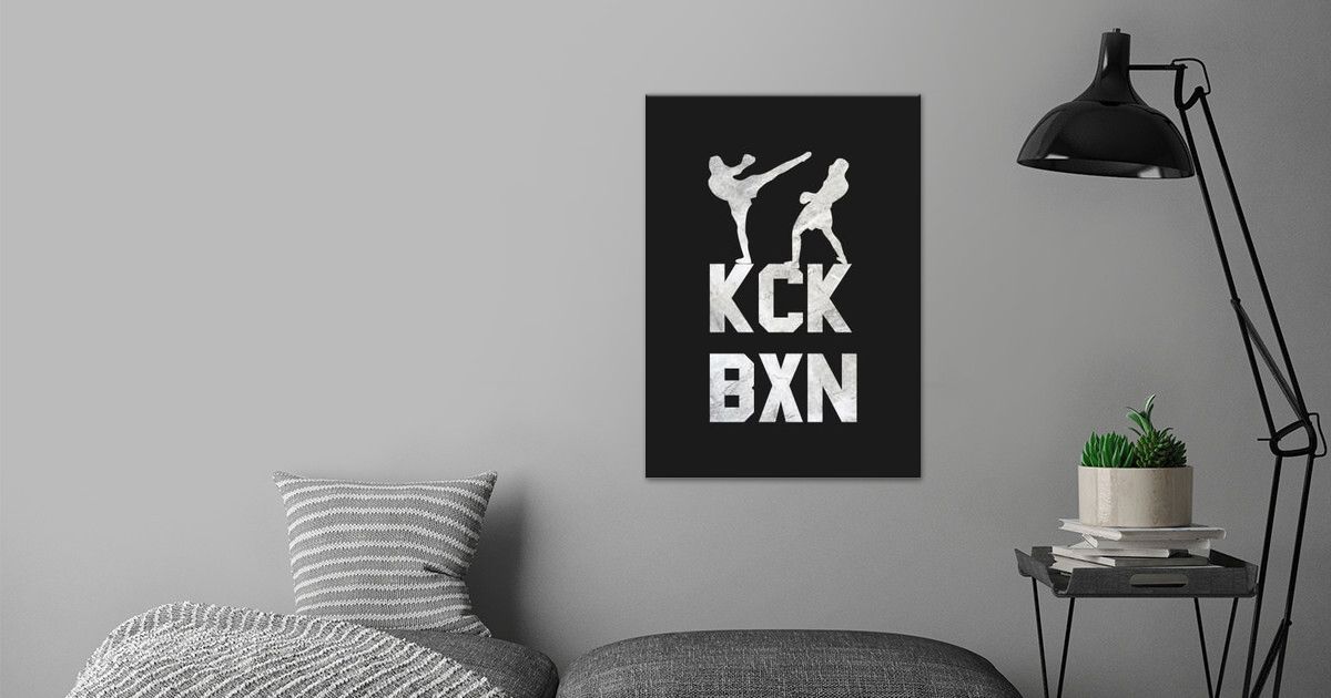 'KICKBOXING' Poster by PosterWorld | Displate