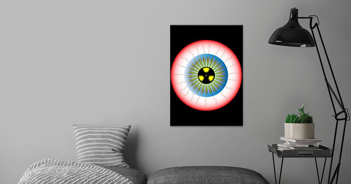 'Radioactive Eye' Poster by HomeStead Digital | Displate