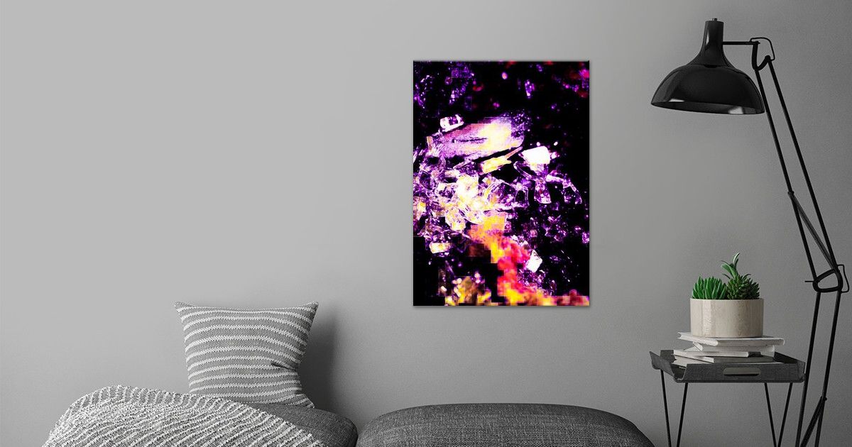 'Pixel Vault' Poster by Monoglyph | Displate