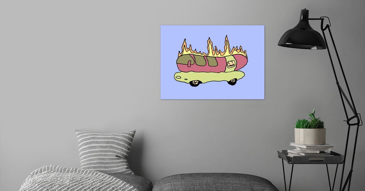 'L7 Weenie Roaster' Poster by Ty Tag | Displate