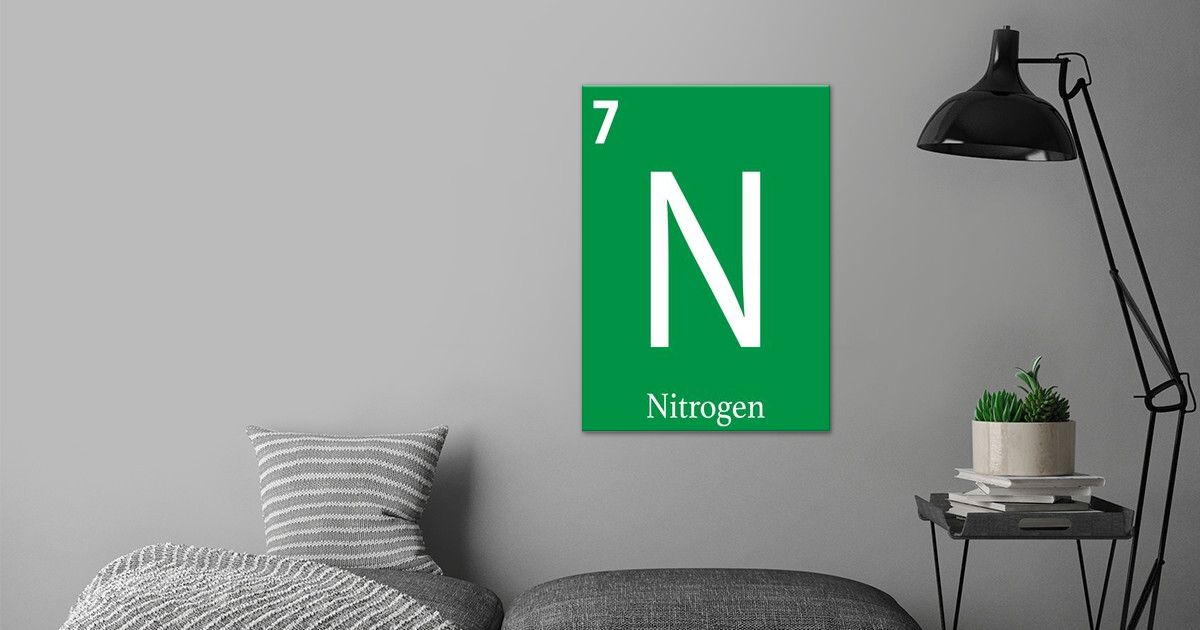 'Nitrogen' Poster by Karen Foley | Displate