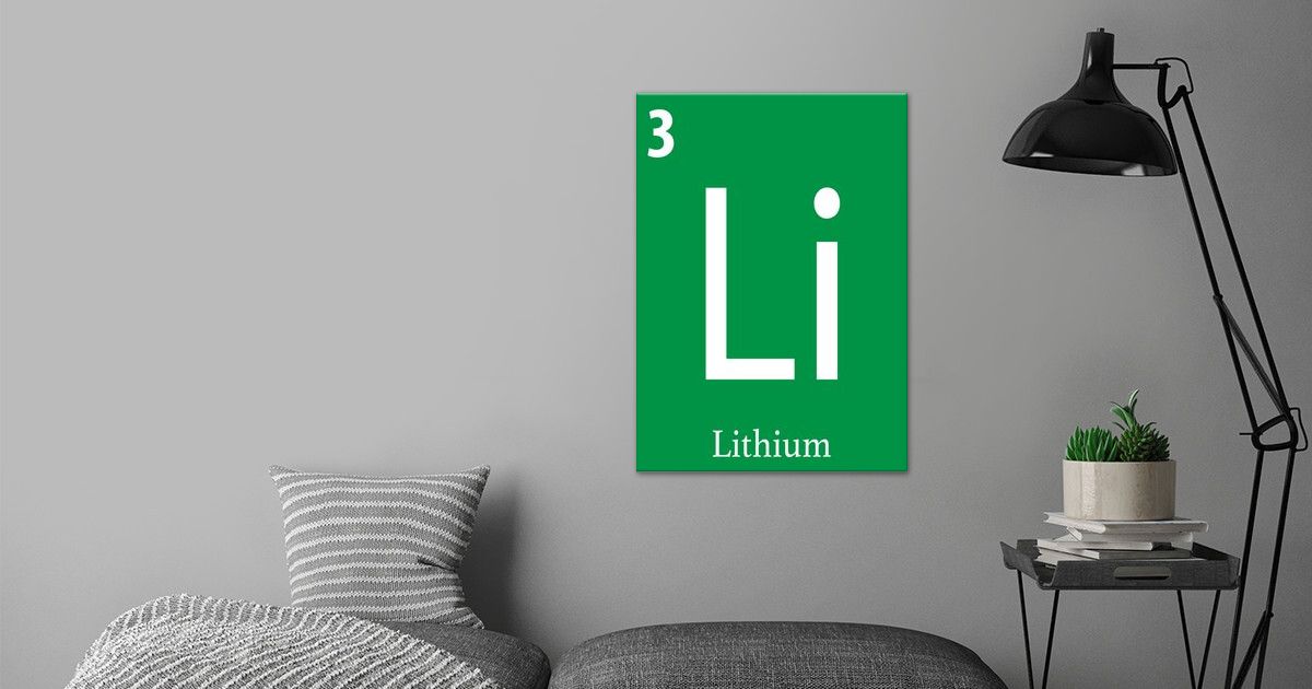 'Lithium' Poster by Karen Foley | Displate