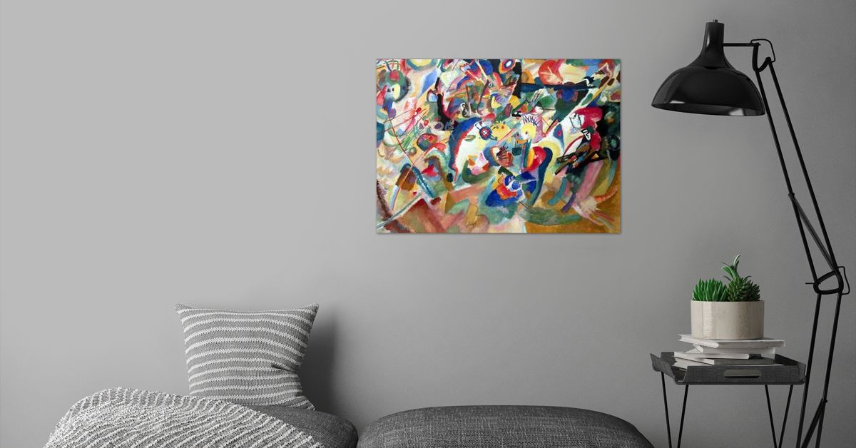 'Kandinsky Composition VII' Poster by Jon Baran | Displate