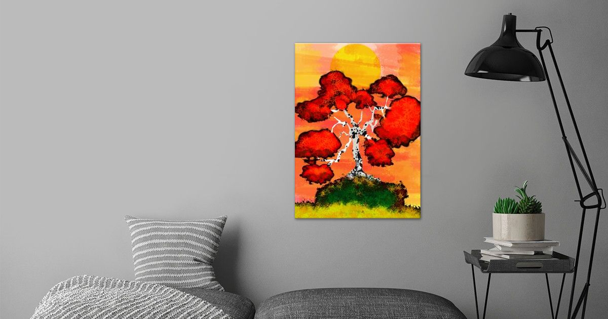 'Japanese maple tree' Poster by fateh selim | Displate