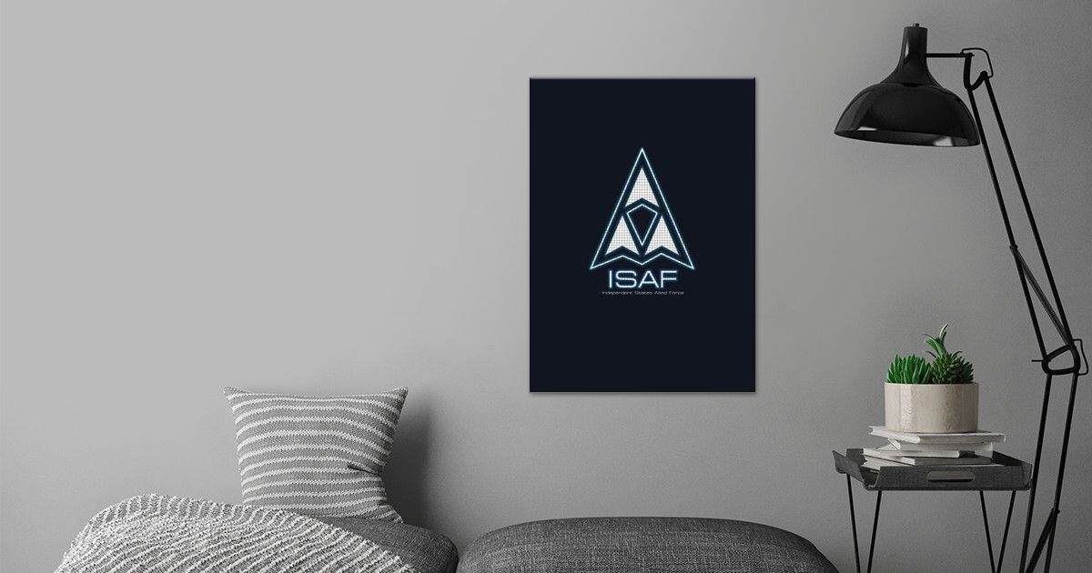 'ISAF Logo' Poster by MobiusOne | Displate