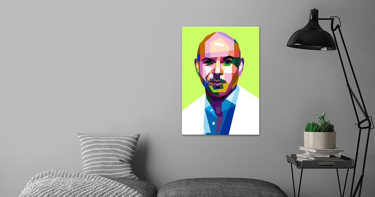 'Pitbull The Rapper' Poster by baturaja vector | Displate