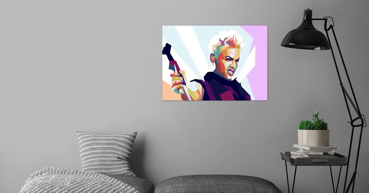 'Pink WPAP pop art style' Poster by bayu yuniatini | Displate