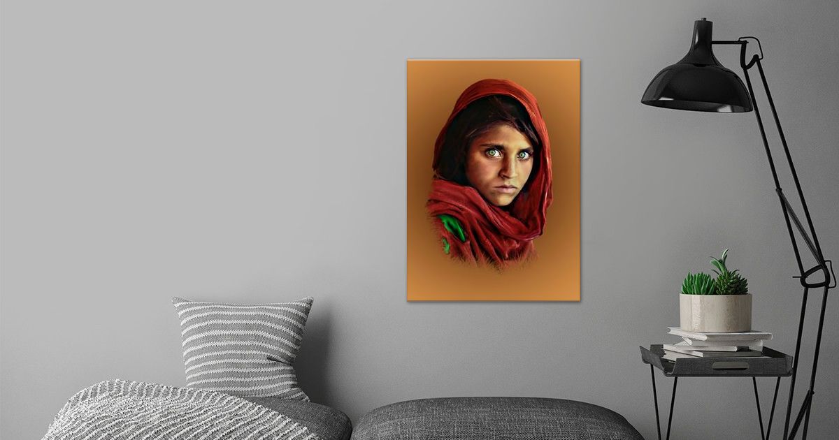 'Sharbat Gula ' Poster by Dib Mohmmed | Displate
