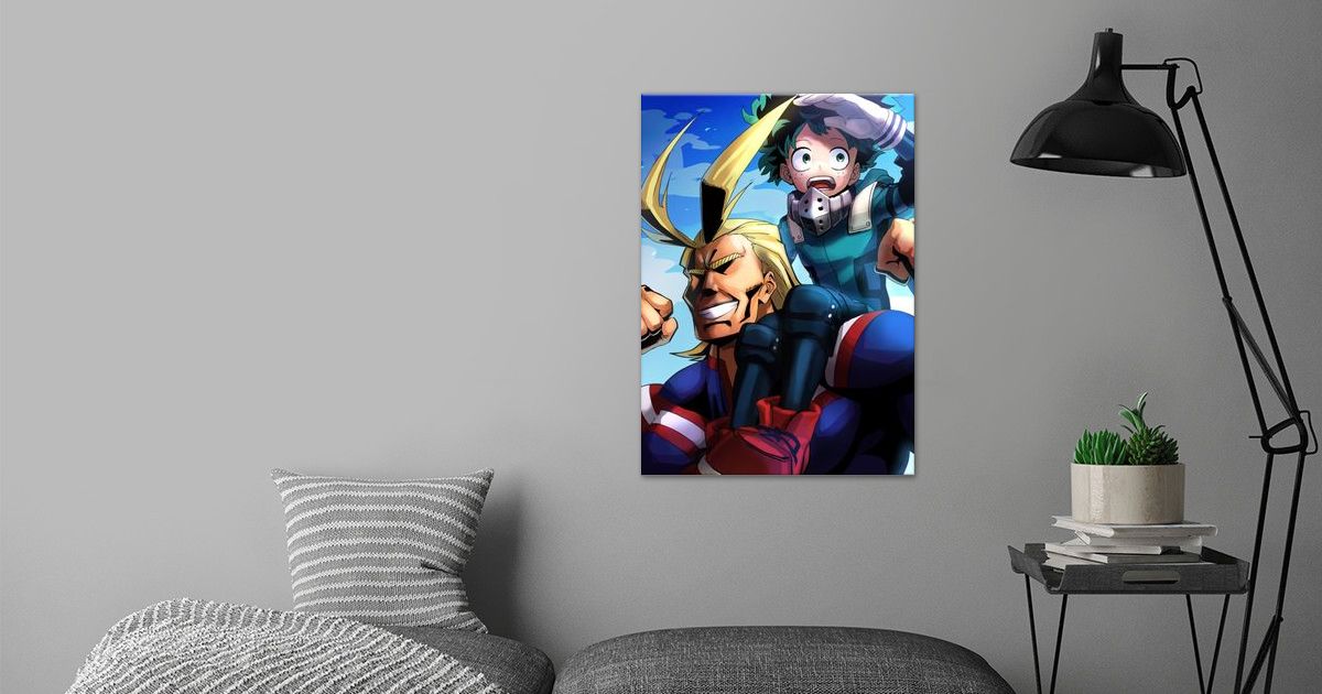 'My Hero Academia All Might' Poster by Raul Lusby | Displate