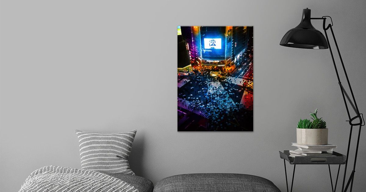 'Crowded' Poster by Patrick Geiss | Displate