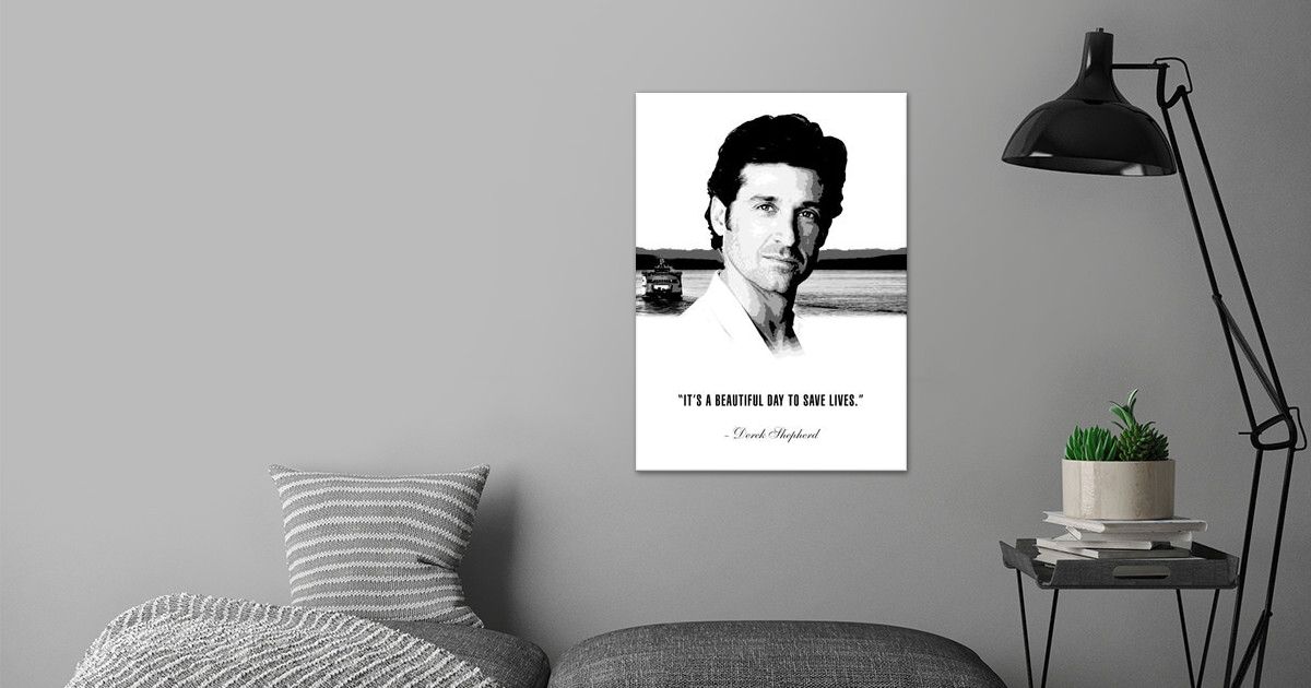 'Derek Shepherd Ferry Boat' Poster by Hannah Lafontaine | Displate