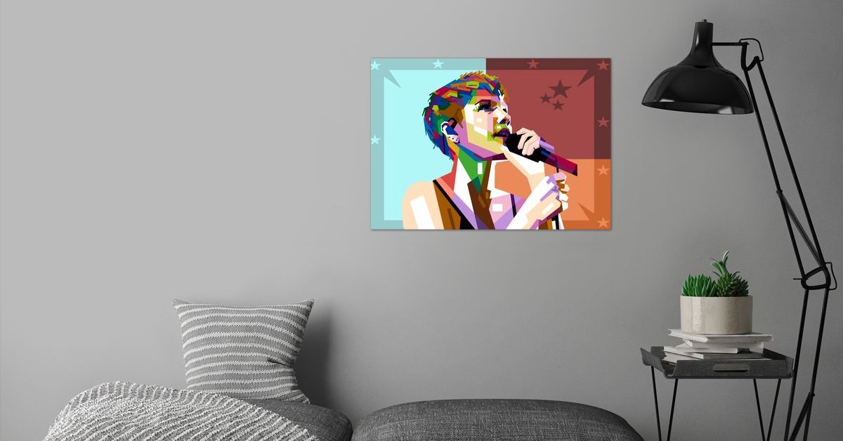 'HALSEY' Poster by baturaja vector | Displate