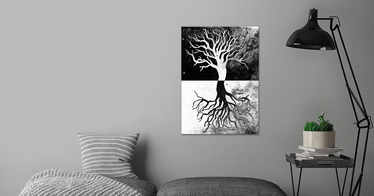 'Twisted Tree of Life' Poster by Riki Unrau | Displate