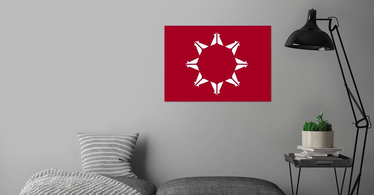 'Pine Ridge Flag' Poster by tony4urban | Displate