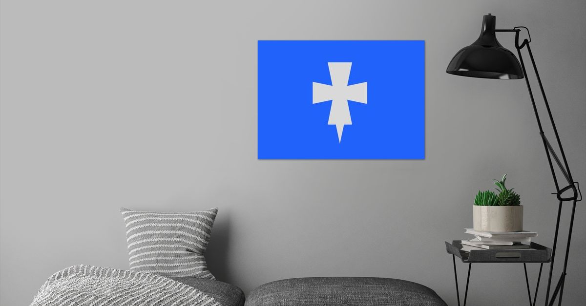 'Rogaland flag' Poster by tony4urban | Displate