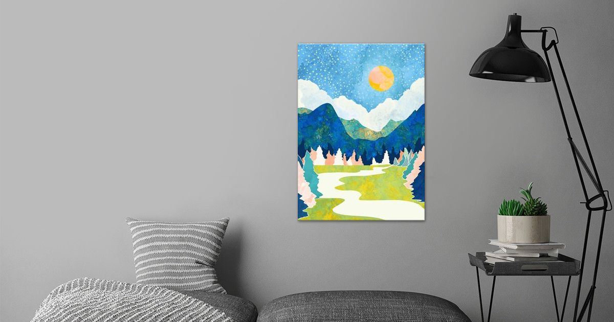 'Spring River' Poster by SpaceFrog Designs | Displate