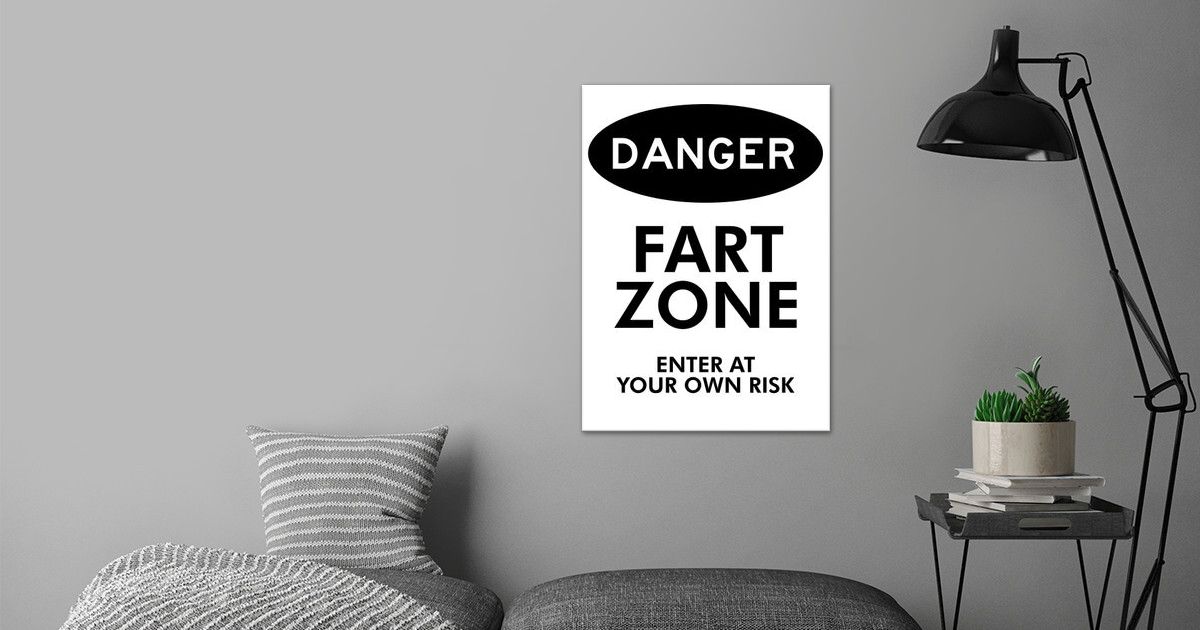 'FART Bathroom Funny' Poster by Atomic Chinook | Displate