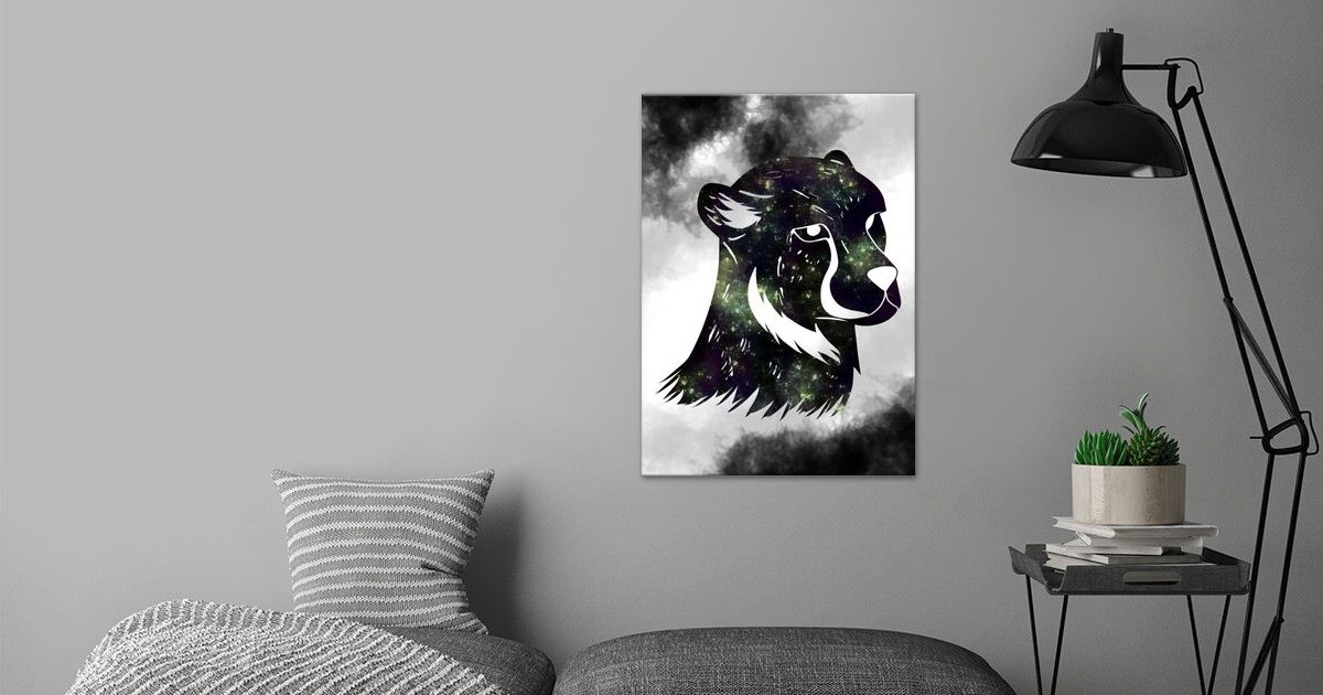 'Galaxy Cheetah' Poster by AkiComics | Displate