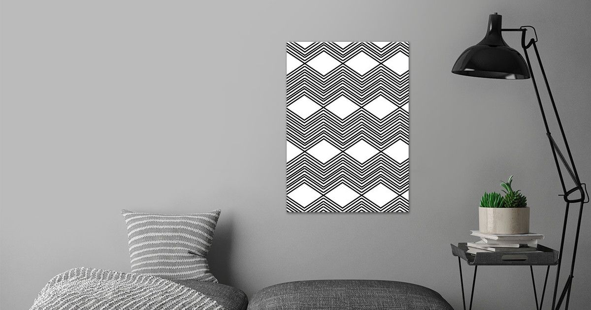 'Broken Lines' Poster by Beth | Displate