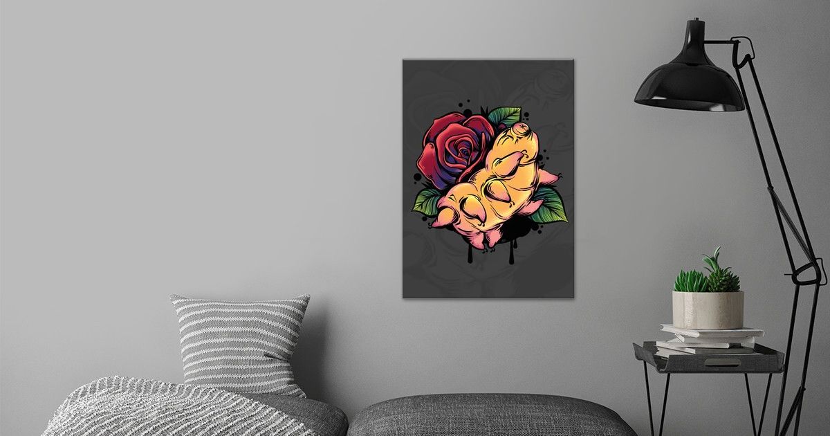 'Tardigrade Tattoo' Poster by Mara Sandulescu | Displate