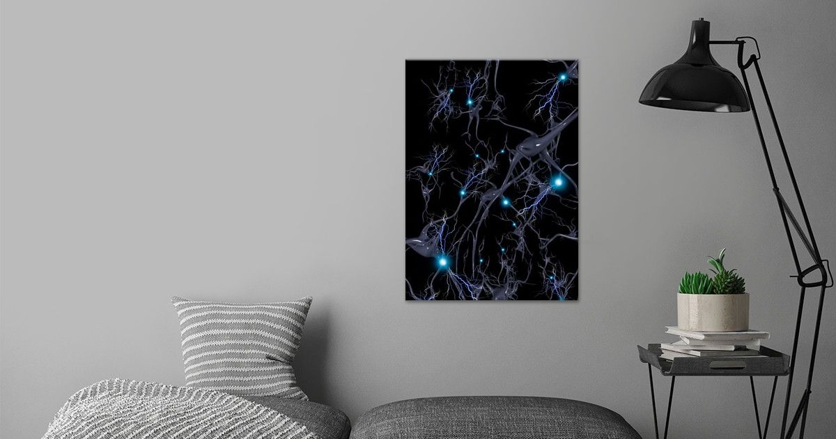 'Brain cells Neurons' Poster by Bruce Rolff | Displate