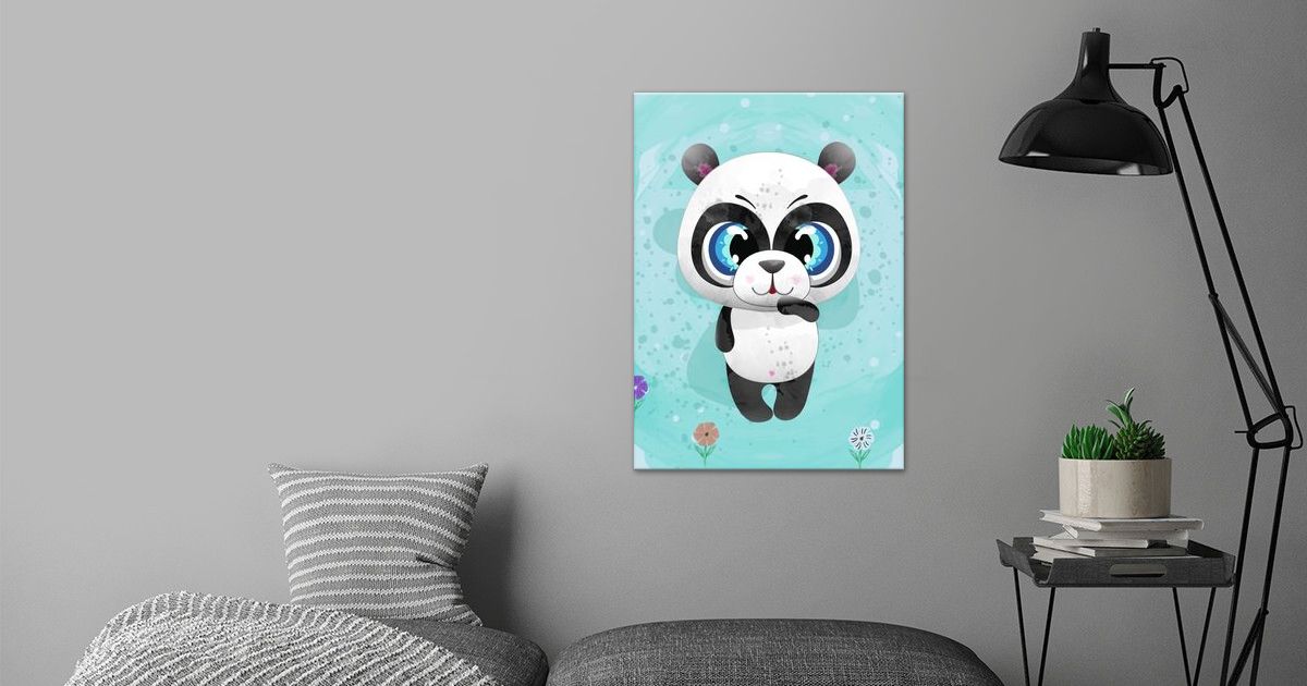 'cute panda' Poster by Queensy Collin | Displate