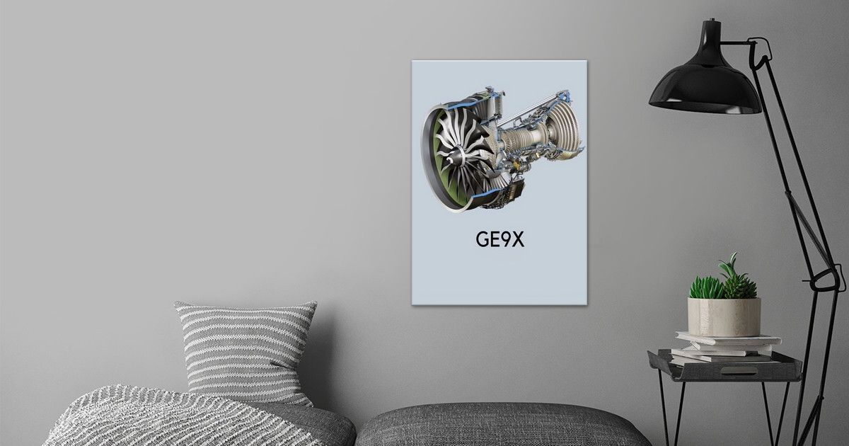 'GE9X Engine' Poster by Tyler Keith | Displate