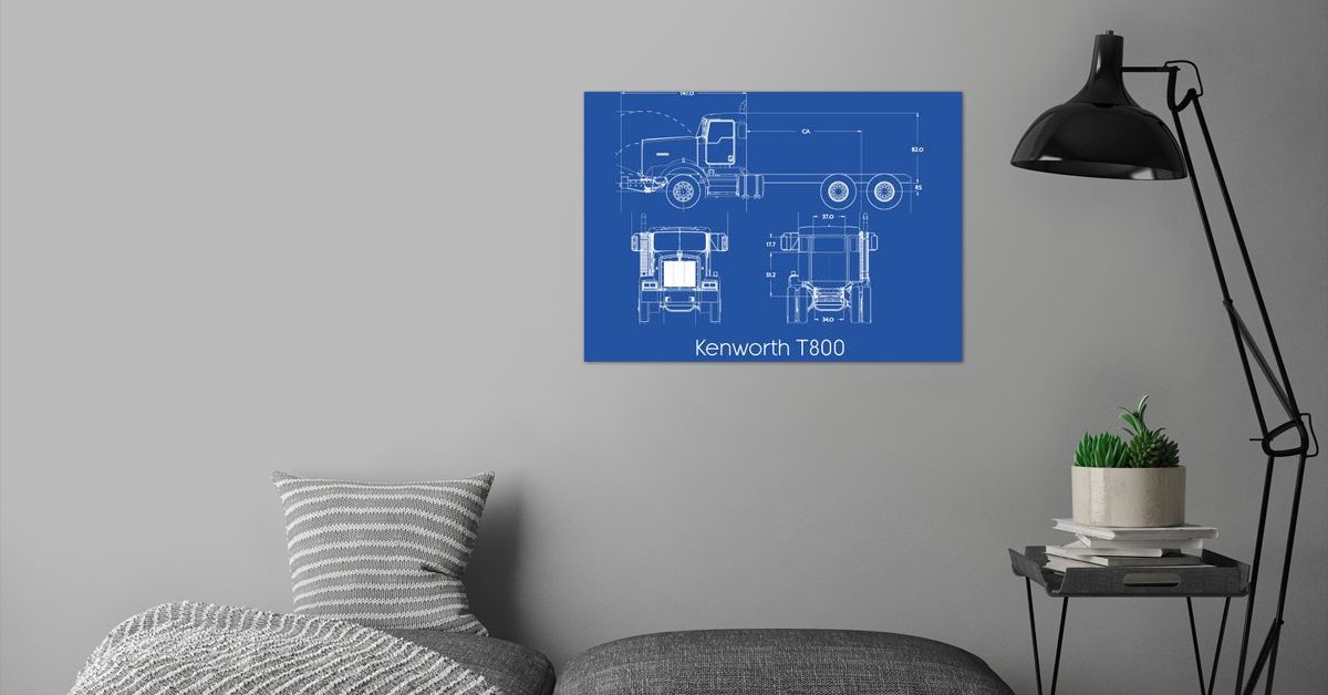 'Kenworth T800' Poster by Don Shop | Displate