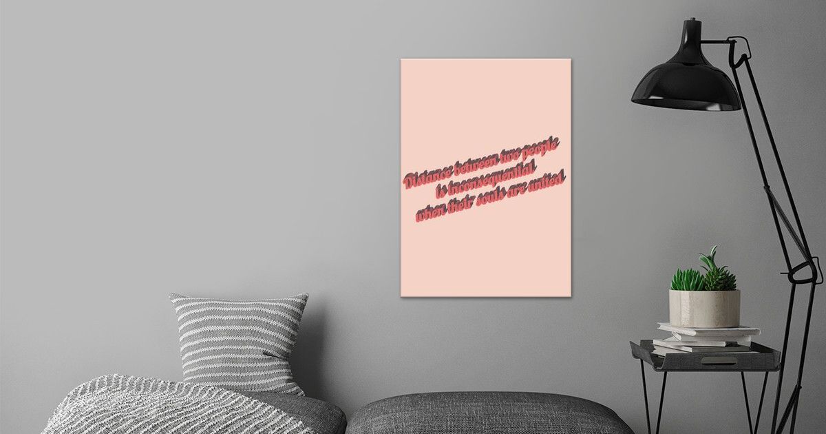 'Long distance relationship' Poster by Visualz | Displate