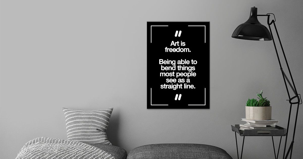 'freedom' Poster by Fill Artwork | Displate